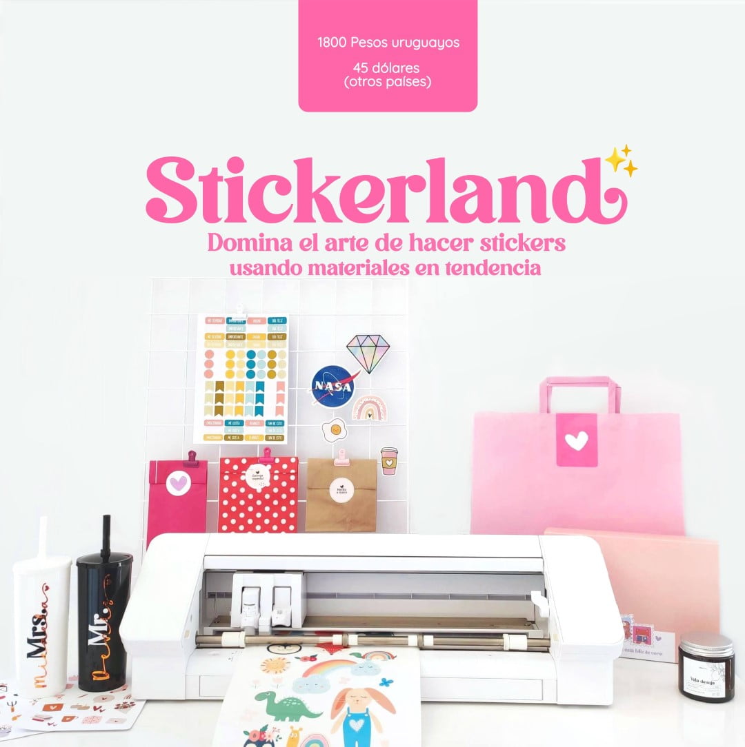 Stickerland. Domina el arte de hacer stickers en tu plóter Silhouette ...